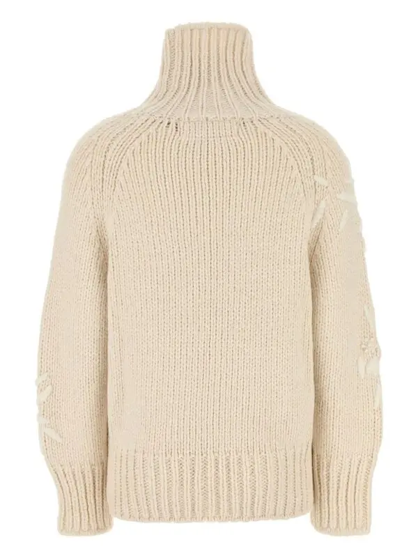Ermanno Scervino Embroidered Alpaca-blend Jumper