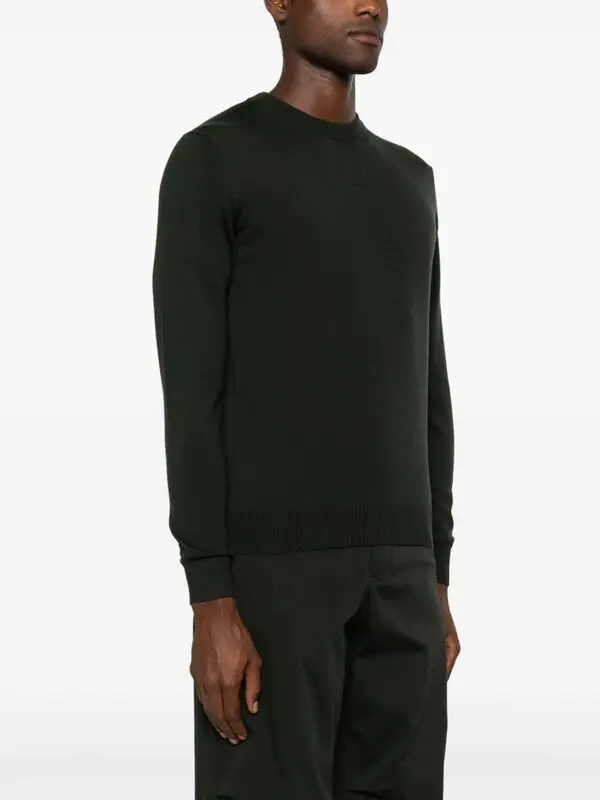 Fendi C-neck Virgin Wool Sweater - Green
