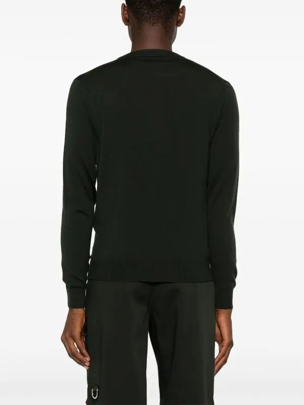 Fendi C-neck Virgin Wool Sweater - Green