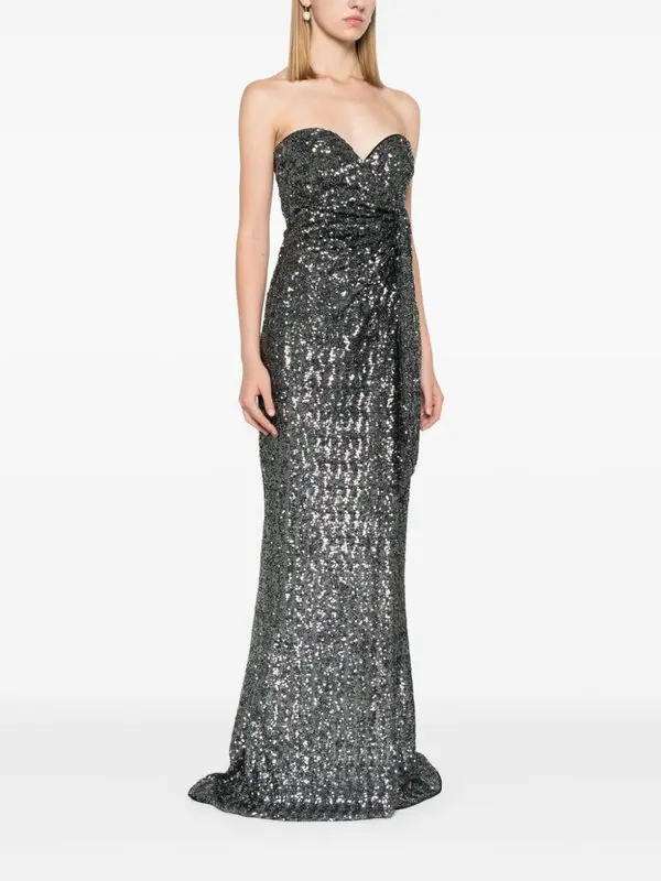 Chiara Boni La Petite Robe Sequinned Maxi Dress
