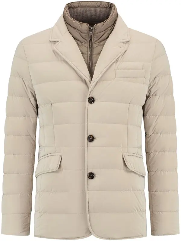 MOORER Button-up Jacket - Neutrals