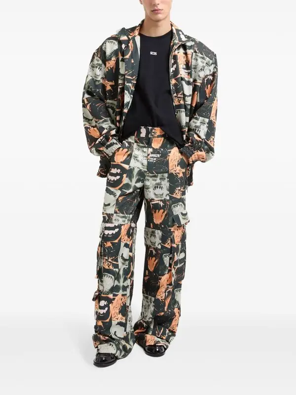 Gcds Graphic-print Trousers