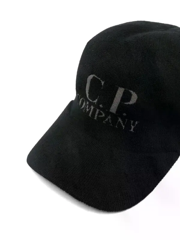 C.P. COMPANY Intarsia-knit Logo Cap