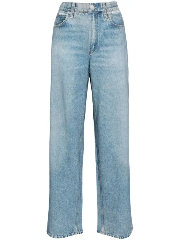 Rag & Bone Print Straight Trousers