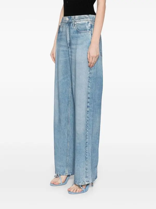 Rag & Bone Print Straight Trousers