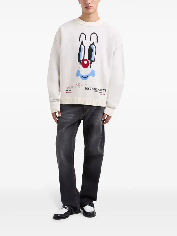 Gcds Clown Embroidery Sweater