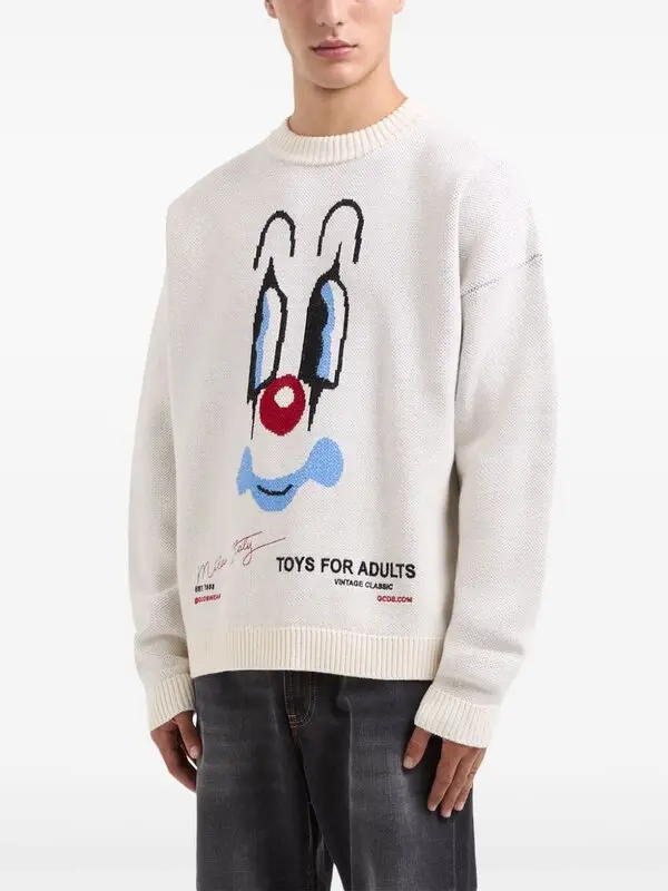 Gcds Clown Embroidery Sweater