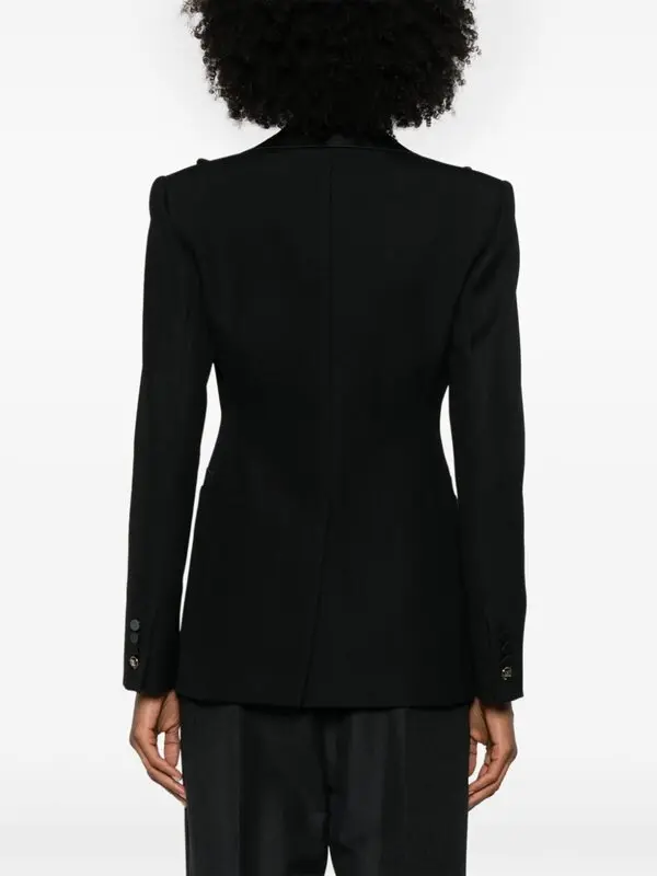 Max Mara Tassel-detail Grain De Poudre Blazer