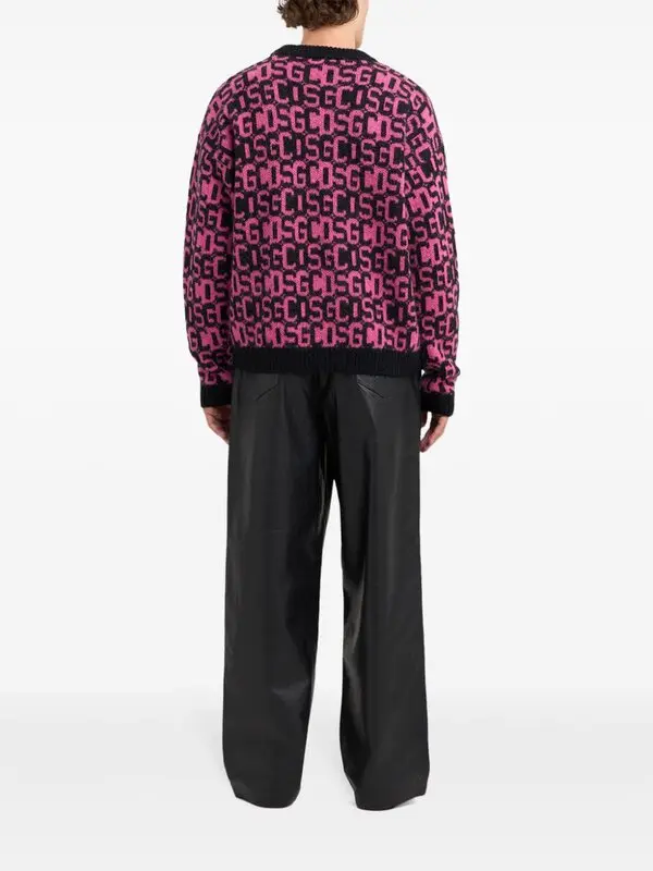 Gcds Intarsia-knit Logo Jumper