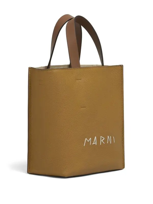 Marni Mini Museo Tote Bag - Neutrals