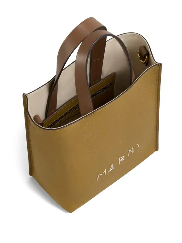 Marni Mini Museo Tote Bag - Neutrals