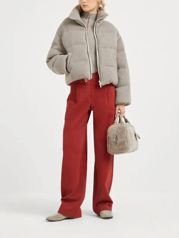 Brunello Cucinelli Cotton Mid-rise Pants - Red