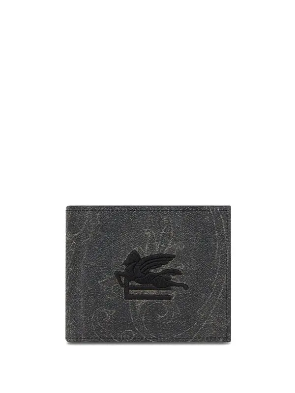 Etro Pagaso-motif Printed Wallet - Black