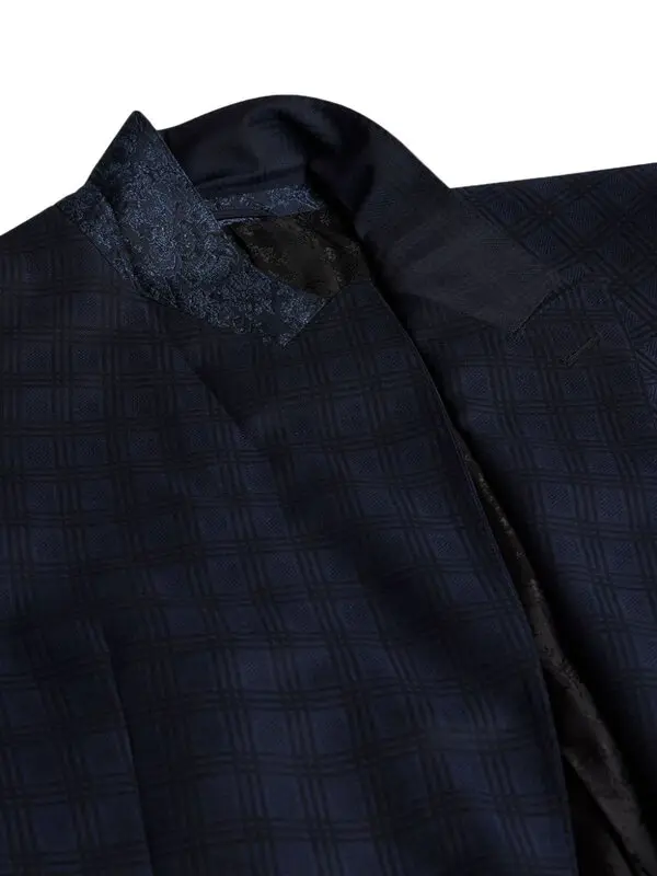Etro Single-breasted Checked Suit