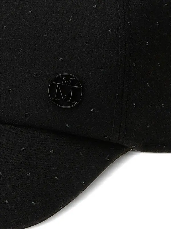 MAISON MICHEL Tiger Cap - Black