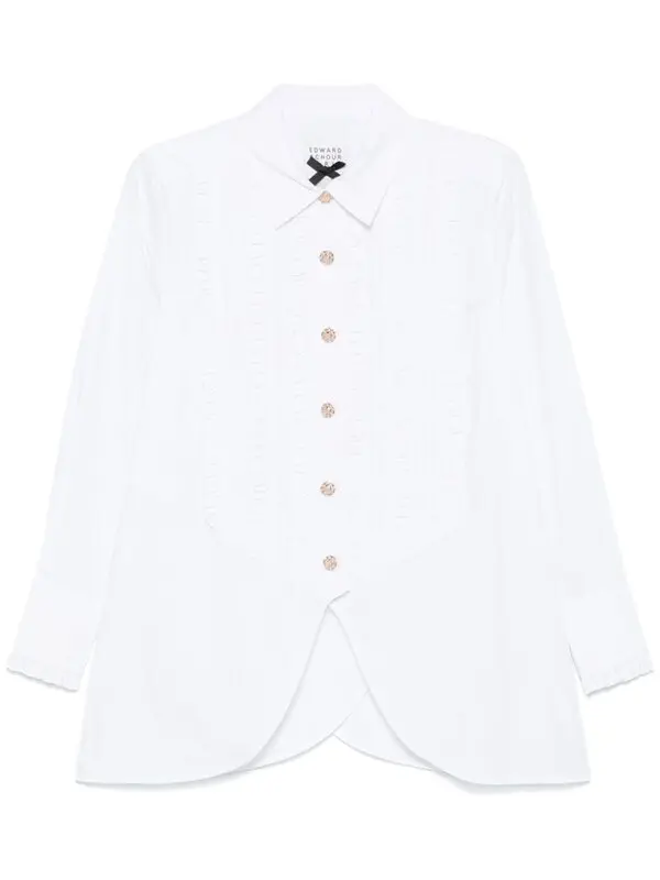 EDWARD ACHOUR PARIS Ruffle-detail Shirt