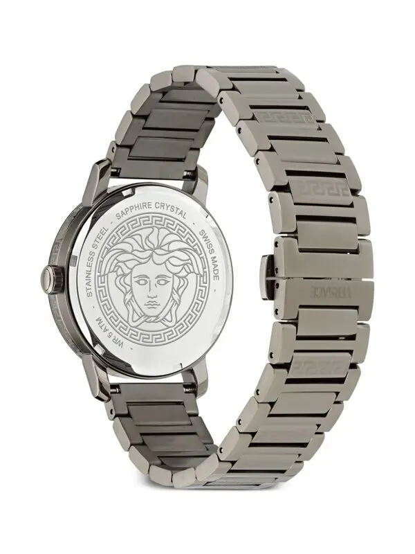 Versace V-helix 40mm Bracelet Watch - Grey