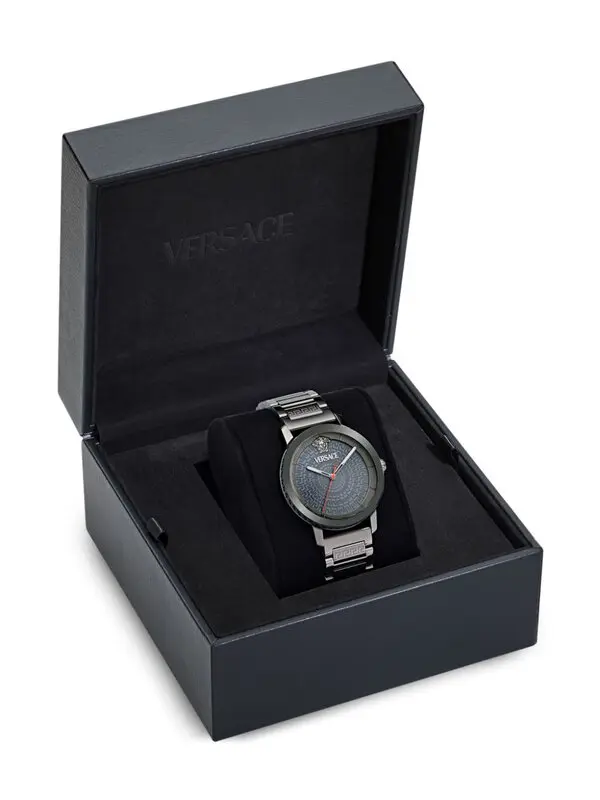 Versace V-helix 40mm Bracelet Watch - Grey