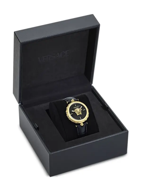 Versace Medusa Heritage 38mm Watch - Black