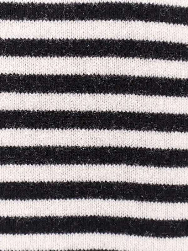 Alpha Studio Striped Wool-blend Sweater