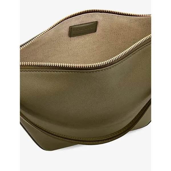 Loewe Hammock Hobo Mini Leather Cross-body Bag - Dark Khaki Green