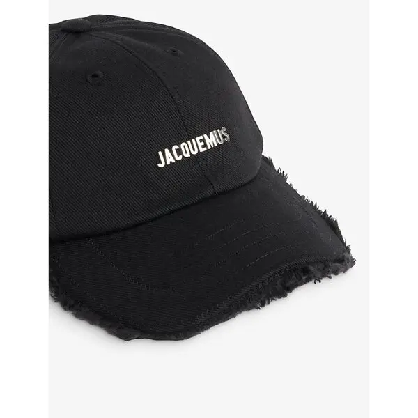 Jacquemus La Casquette Artichaut Cotton-twill Cap - Black