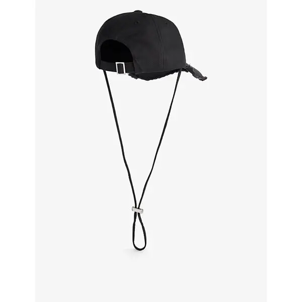 Jacquemus La Casquette Artichaut Cotton-twill Cap - Black