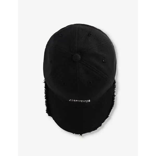 Jacquemus La Casquette Artichaut Cotton-twill Cap - Black