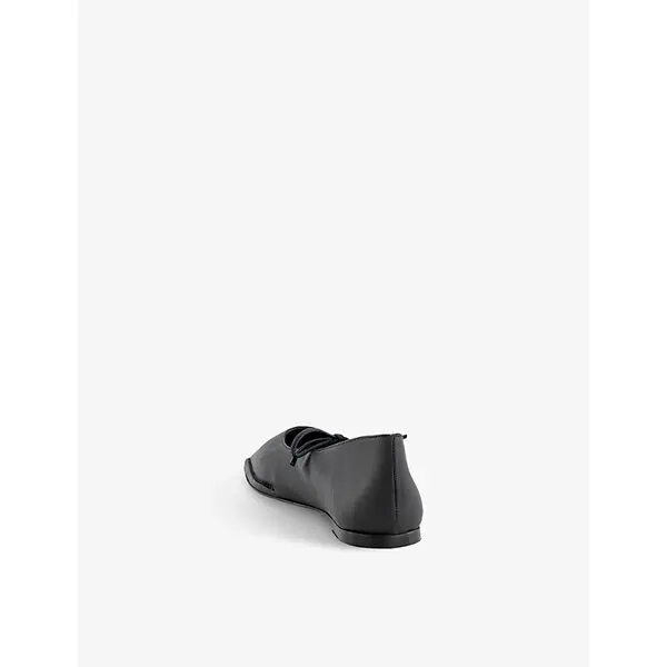 ALOHAS Sway Square-toe Leather Pumps