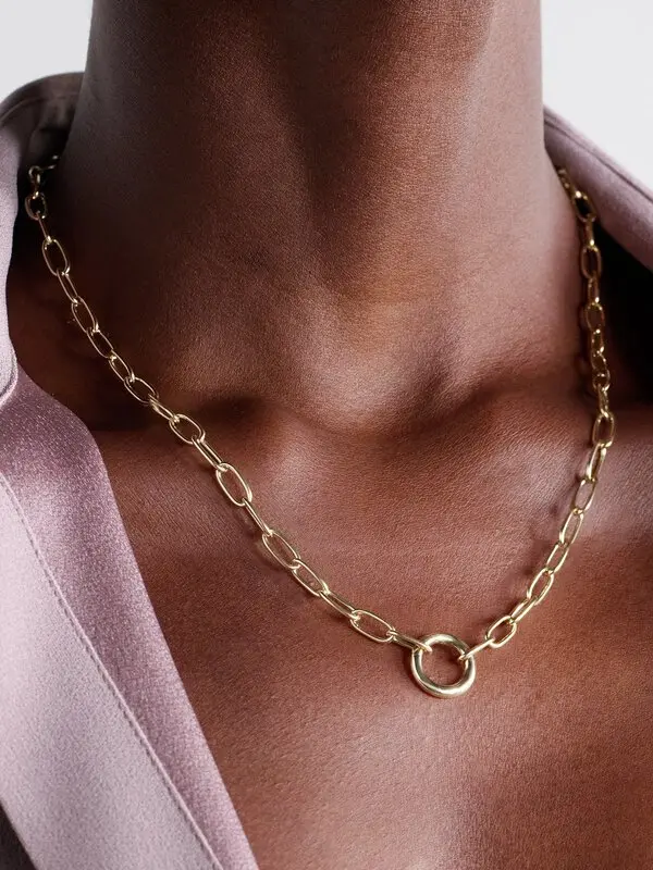 MARLO LAZ Sardinia Ii 14-karat Chain Necklace