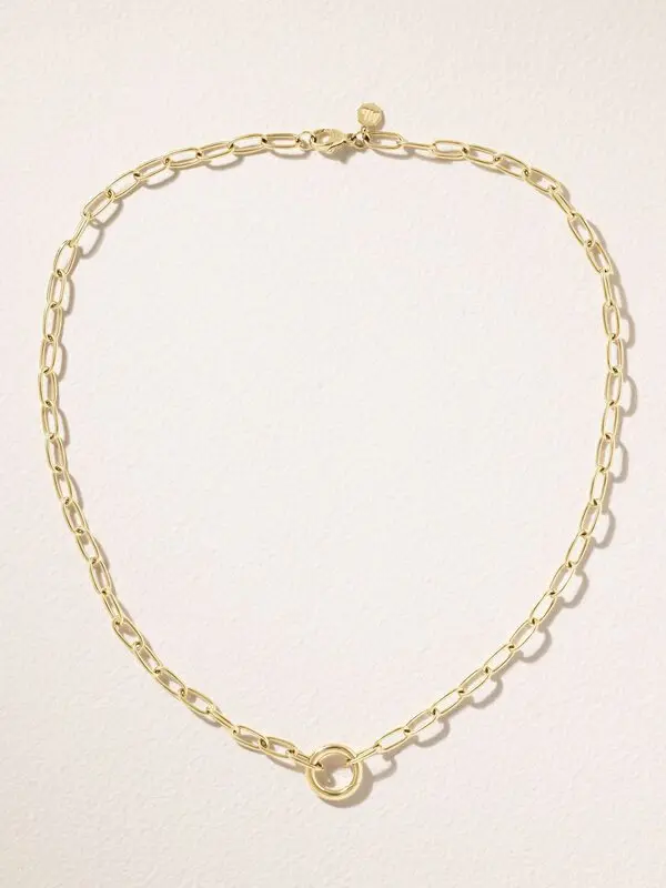 MARLO LAZ Sardinia Ii 14-karat Chain Necklace