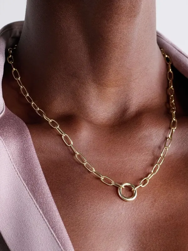 MARLO LAZ Sardinia Ii 14-karat Chain Necklace