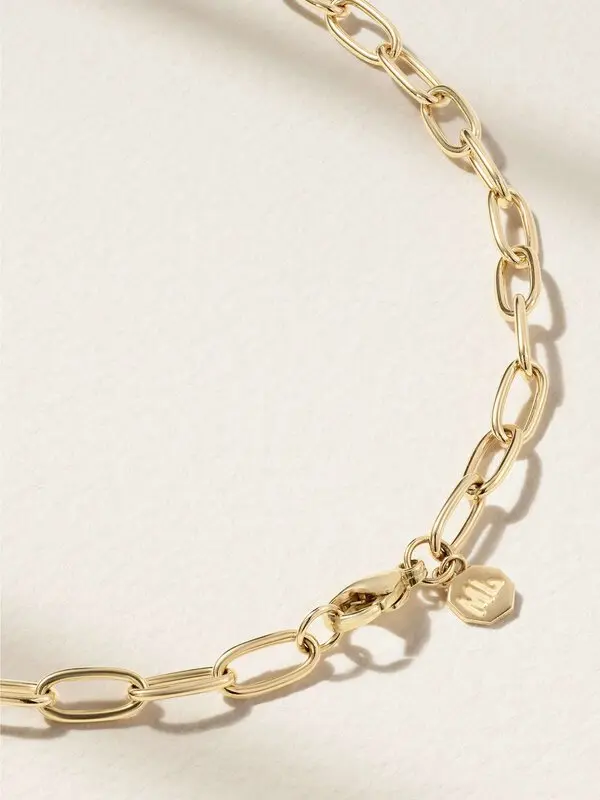 MARLO LAZ Sardinia Ii 14-karat Chain Necklace