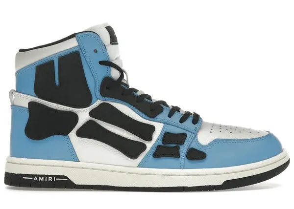 Amiri Skel Top High-top Sneakers - Carolina Blue/white