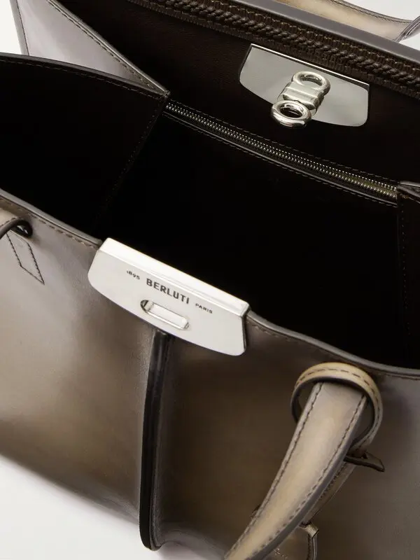 Berluti Luti 38 Venezia Leather Tote