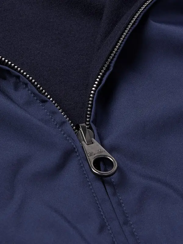 Loro Piana Reversible Storm System® And Cashmere Zip-up Hooded Jacket