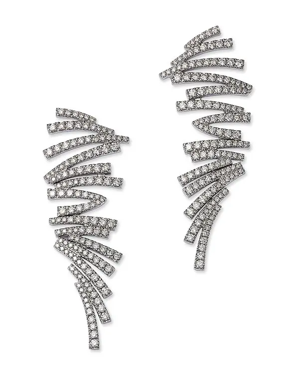 Bloomingdale'S Diamond Zigzag Drop Earrings, 2.3 Tcw