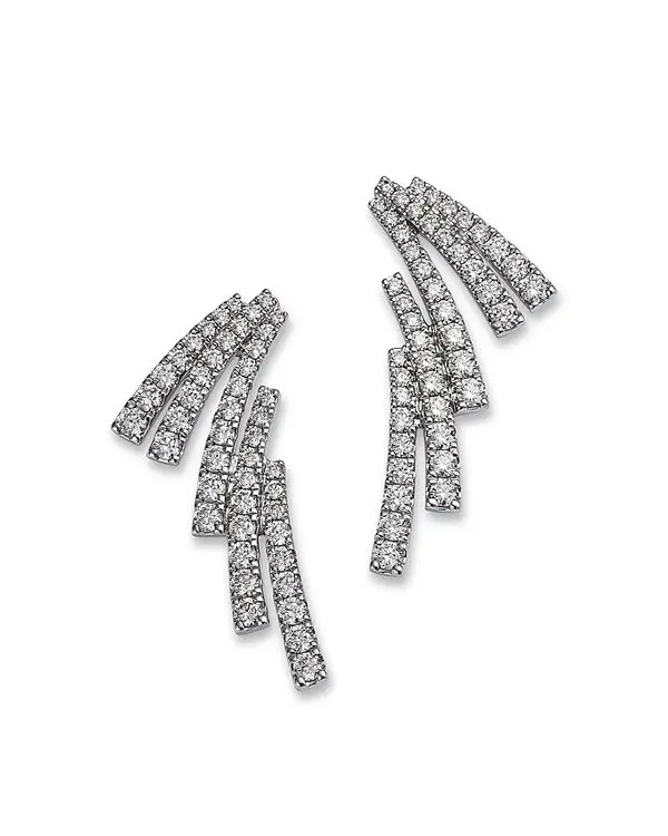 Bloomingdale'S Diamond Cascade Drop Earrings, 1.75 Tcw - White