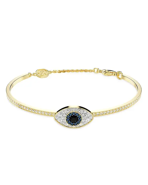 SWAROVSKI Symbolica Evil Eye Bangle - Blue/gold