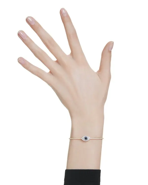 SWAROVSKI Symbolica Evil Eye Bangle - Blue/gold