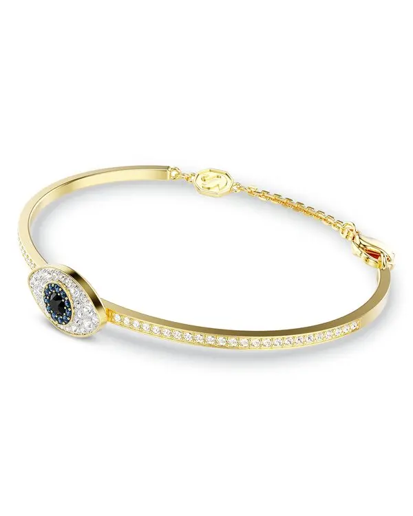 SWAROVSKI Symbolica Evil Eye Bangle - Blue/gold