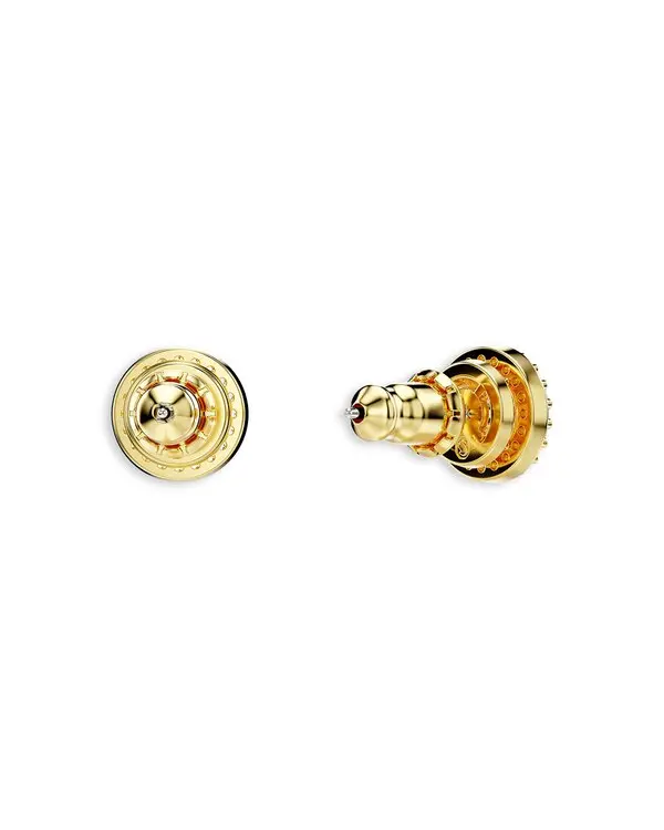 SWAROVSKI Una Crystal Halo Stud Earrings - Gold