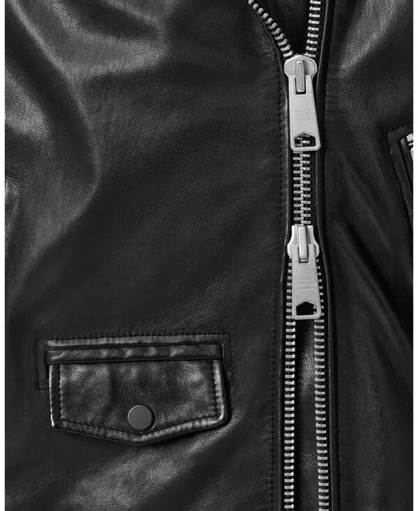 ALLSAINTS Billie Oversized Leather Biker Jacket