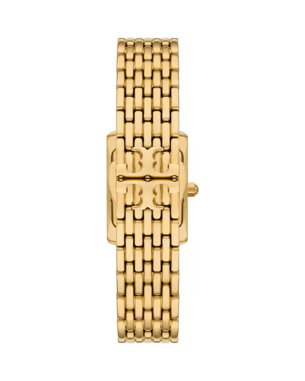 Tory Burch The Small Eleanor Stainless Steel Watch - White/gold