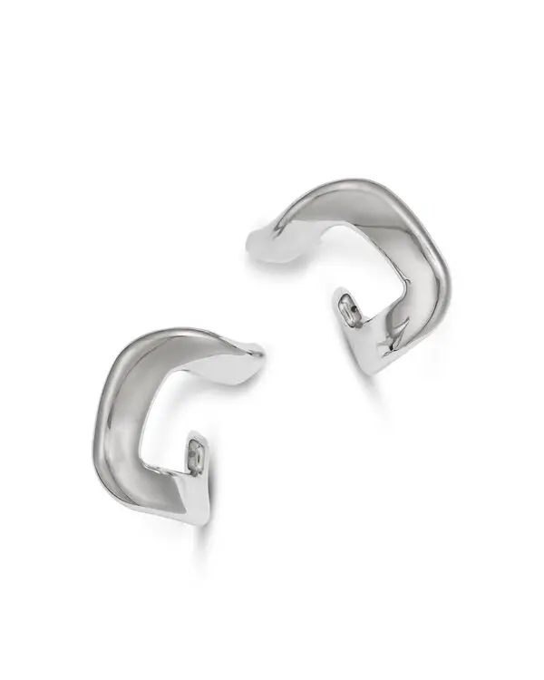 Aqua Bloomingdale's Fine Collection Twisted Hoop Earrings