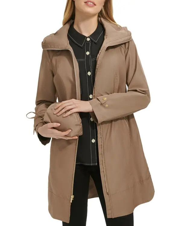 Cole Haan Packable Parka - Champagne
