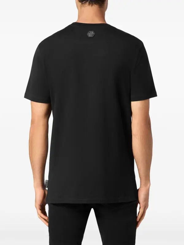 Philipp Plein Teddy Bear-appliqué Cotton Shirt