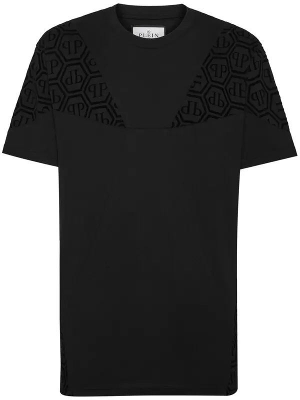 Philipp Plein Logo-panel Cotton T-shirt