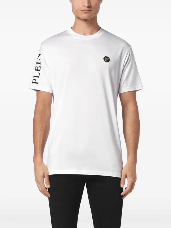 Philipp Plein Logo-patch Cotton T-shirt