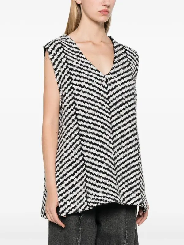 JW Anderson Chevron-knit Top